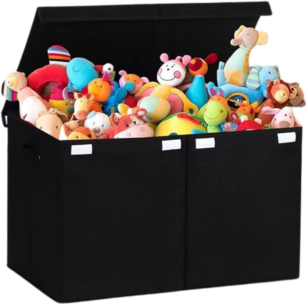 RampSupplies Large Lightweight Foldable Toy Box Chest with Lid ...