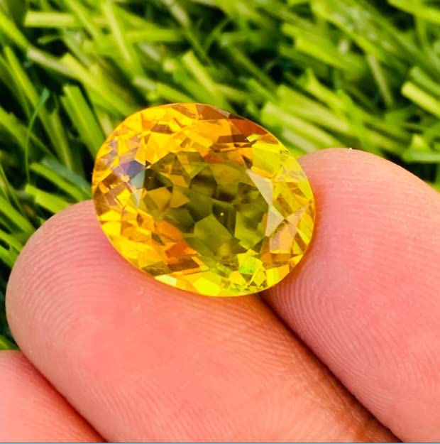 Seven-Hills AAA+++ Natural Pukhraj Stone Original Certified 5 Carat ...