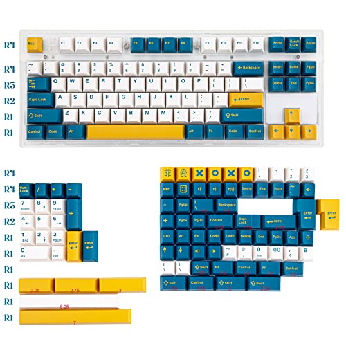 Electronikz - Custom 173 Keys Keycaps Kit, Clone GMK Merlin, Cherry ...
