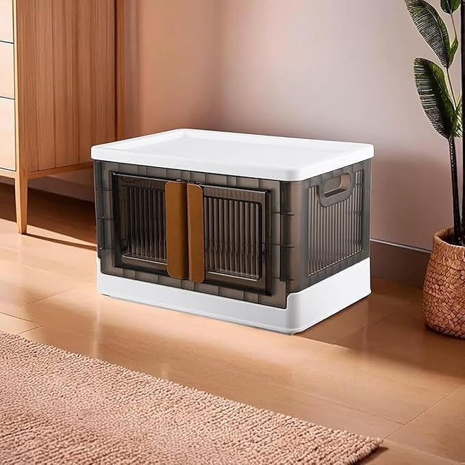 FLYUP Plastic Cupboard for Storage, Durable Storage Cabinet, Foldable ...
