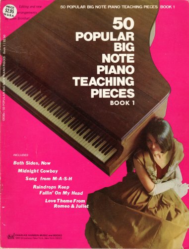 50 Popular Big Note Piano Teaching Pieces: Book 1: Brimhall, John ...