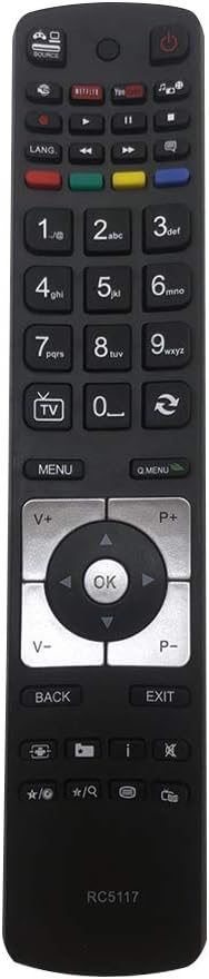 New RC5117 Replacement Hitachi TV Remote for Hitachi Telefunken Bush ...