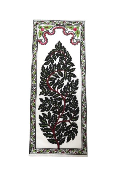 PALAK SAXENA Handmade designing tree (Leaf) Wall hanging Pattachitra ...