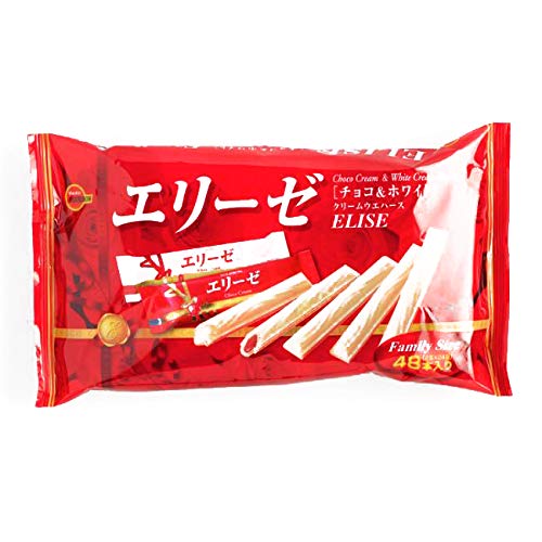 Amazon.com: Bourbon Elise White and Chocolate Cream Wafer Cookies 5.75 ...