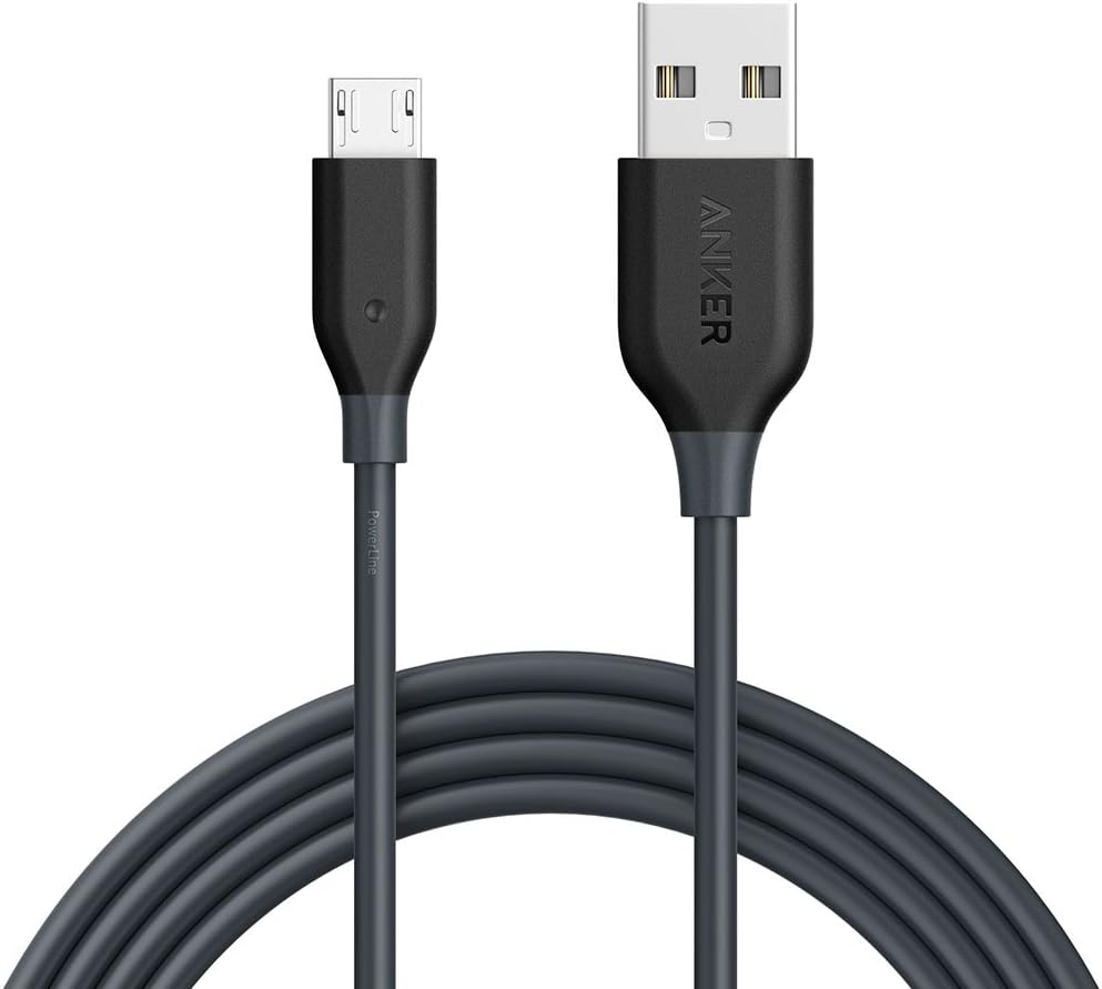 Amazon.com: Anker Powerline Micro USB - Charging Cable, with Aramid ...
