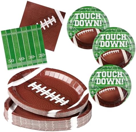 Amazon.com: 150PCS Football Party Decorations Football Oval Paper ...
