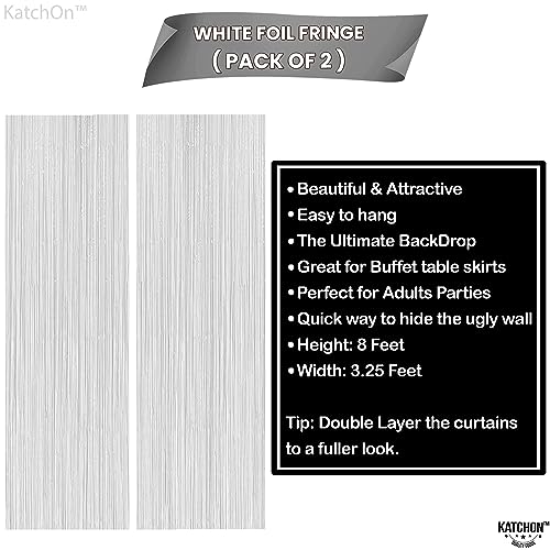 Snapklik.com : White Fringe Backdrop - XtraLarge, 64x8 Feet, Pack Of ...