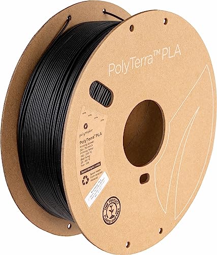 Polymaker Matte PLA Filament 1.75mm Black, 1.75 PLA 3D Printer Filament ...