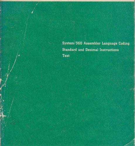 System/360 Assembler Language Coding - Standard and Decimal Instructions - Text: IBM: Amazon.com ...