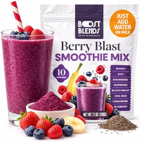 Amazon.com : Berry Blast Smoothie Mix – Freeze Dried Fruit Smoothie ...