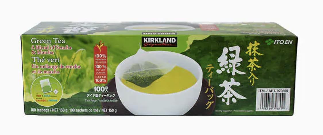 Kirkland Signature Original Green Tea, 100 Count : Amazon.ca: Grocery ...