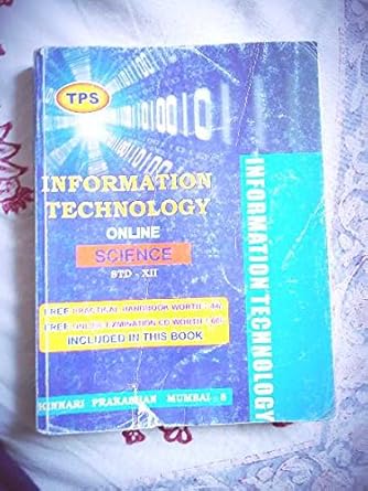 Std.XII Hsc Science Information Technology book by TPS publications ...