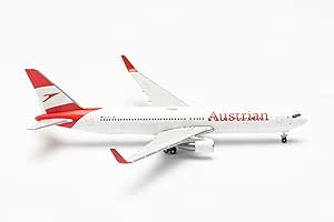 herpa Austrian Airlines Boeing 767-300 OE-Lay Japan Scale 1:500 - Model ...