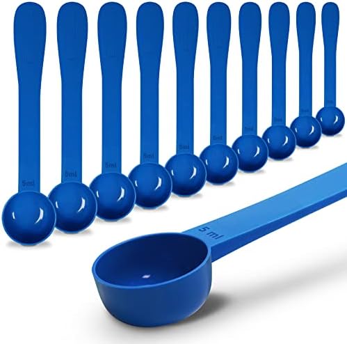 5 PCS Protein Scoop, 5g Scoop, Durable Measuring Dose Scoop, Reusable ...