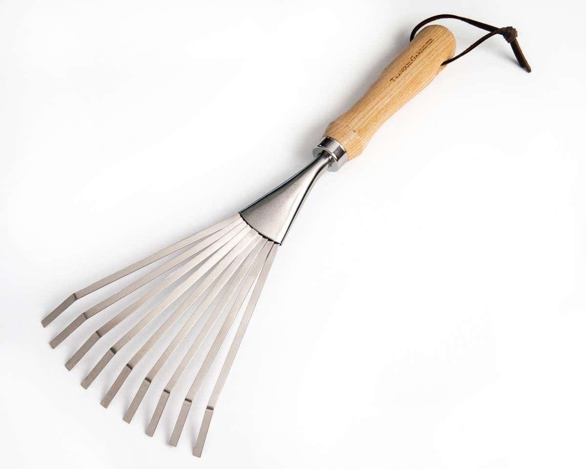 Amazon.com : Wooden Berry Picker with Stainless Steel Comb Blueberry ...