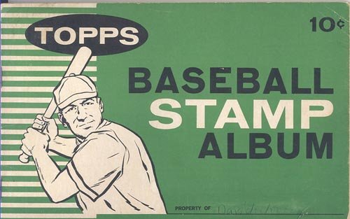 1961 Topps Baseball Stamp Album (Contains 23 Stamps): Topps Chewing Gum ...