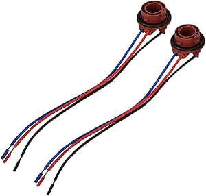 Amazon.com: 2PCS 1157 2057 LED Stop Brake Turn Light Bulb Socket ...