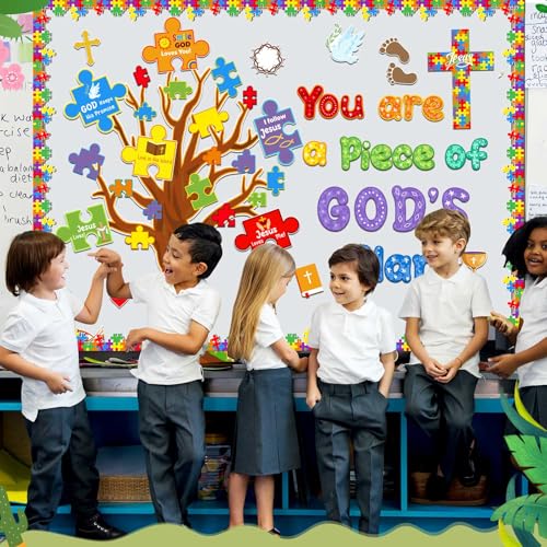 Snapklik.com : Pasimy 70 Pcs Christian Classroom Bulletin Board ...