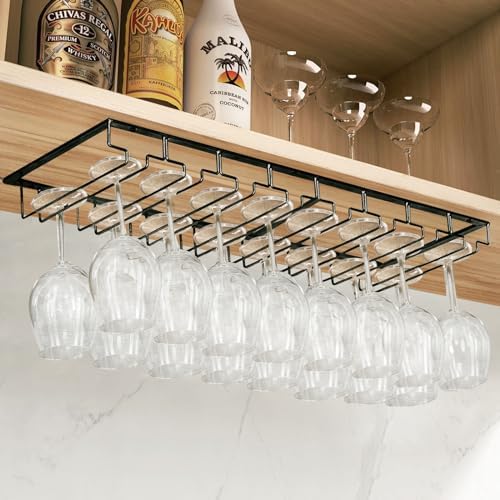 4 Rangs Support pour Verre à Vin en Métal, 2 pièces Support Verre ...