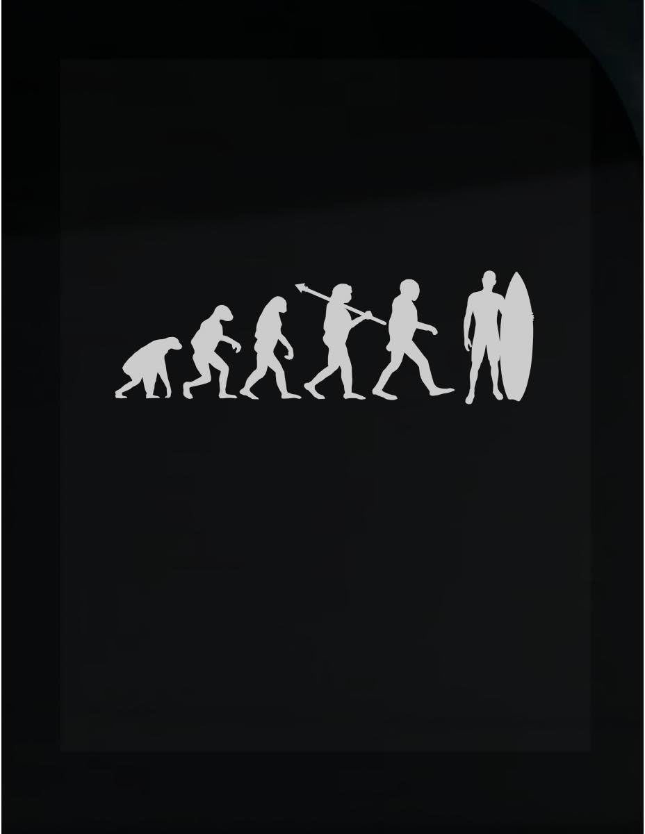 Amazon.com: Surf Human Evolution Surfing Funny Cool Hip Gift for ...