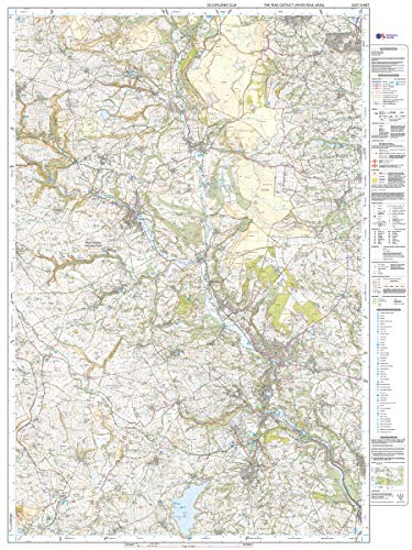 The Peak District: White Peak Area Map | Weatherproof | Peak District ...