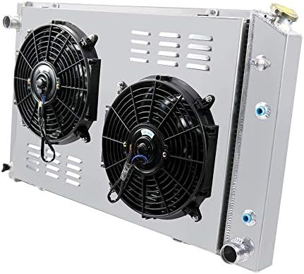 Amazon.com: OHOB-COOL 3 Rows Full Aluminum Radiator with Shroud Fan For ...