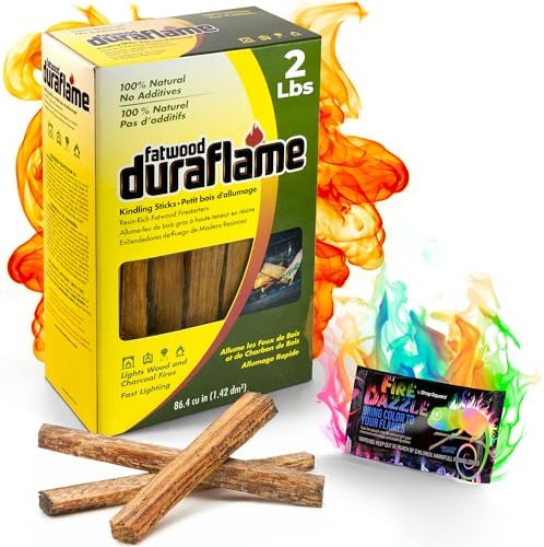 Amazon.com : Fatwood Fire Starter Sticks, Firewood for Indoor and ...
