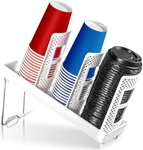 Amazon.com: wymulot Paper Cup and Lid Holder, Disposable Coffee Cup ...