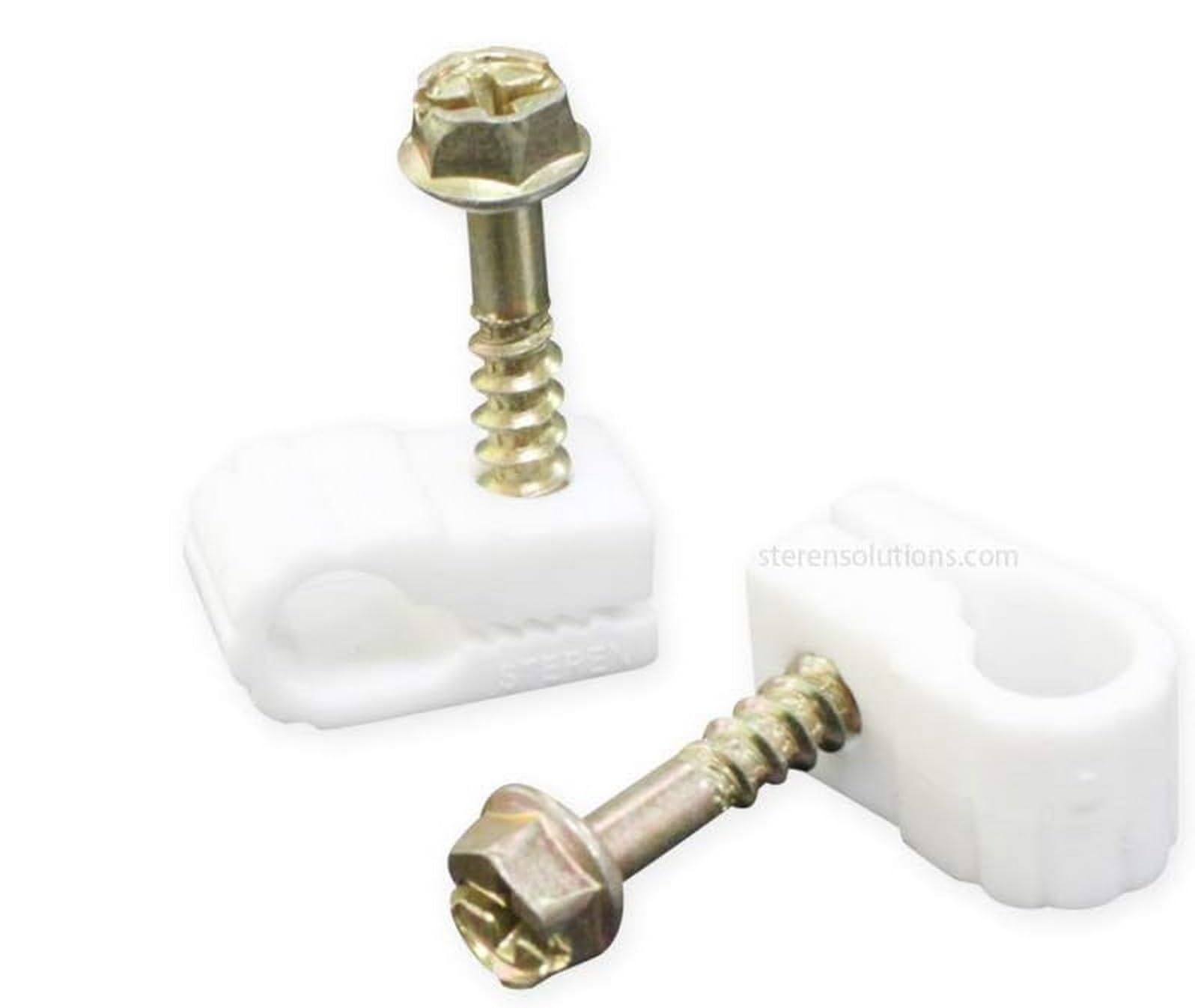 Amazon.com: Coaxial Cable Clips - Cable Holder - Wire Clips - Siding ...