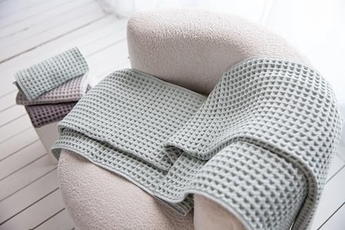 Amazon.com: Turkish Cotton Bath Towels - 3 Piece Bathroom Towel Set ...