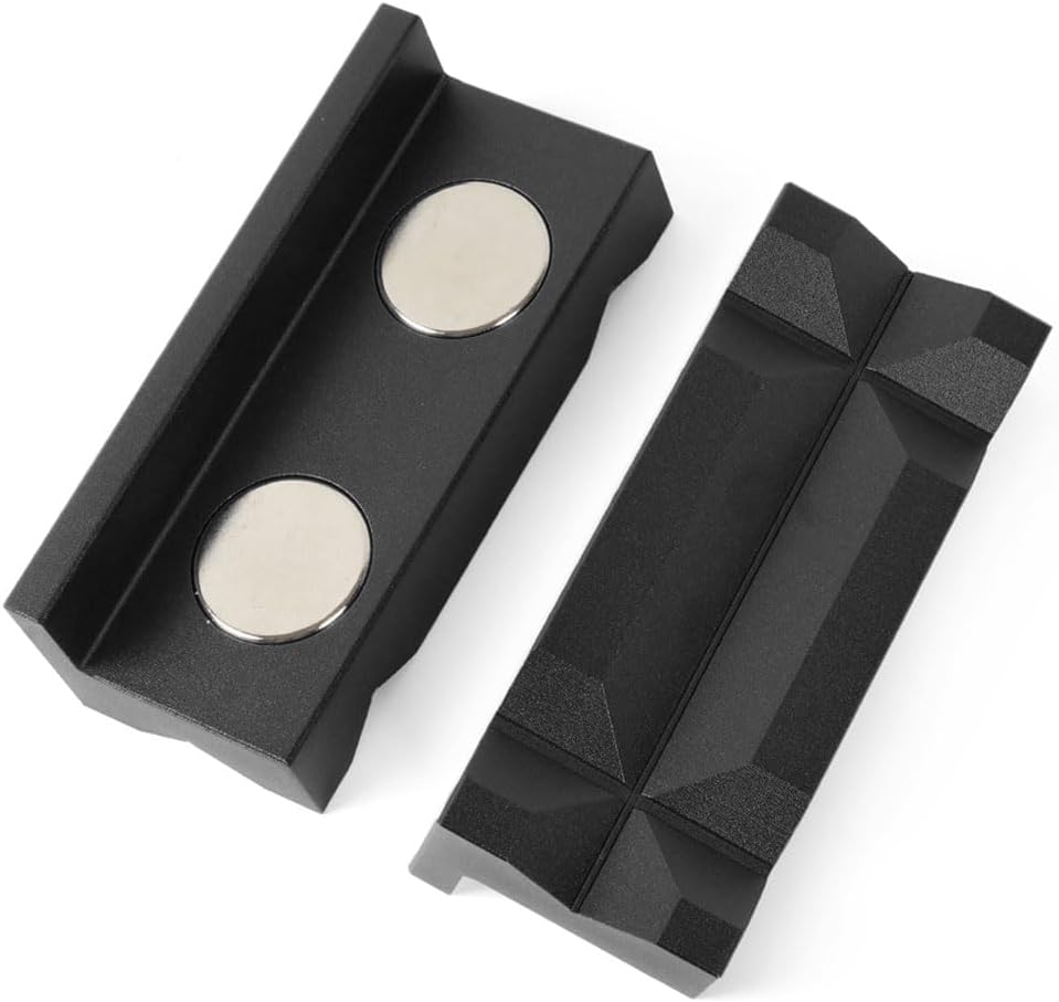 4" Vise Jaws Pads Protector for Any Metal Bench Vise with Magnetic Soft ...