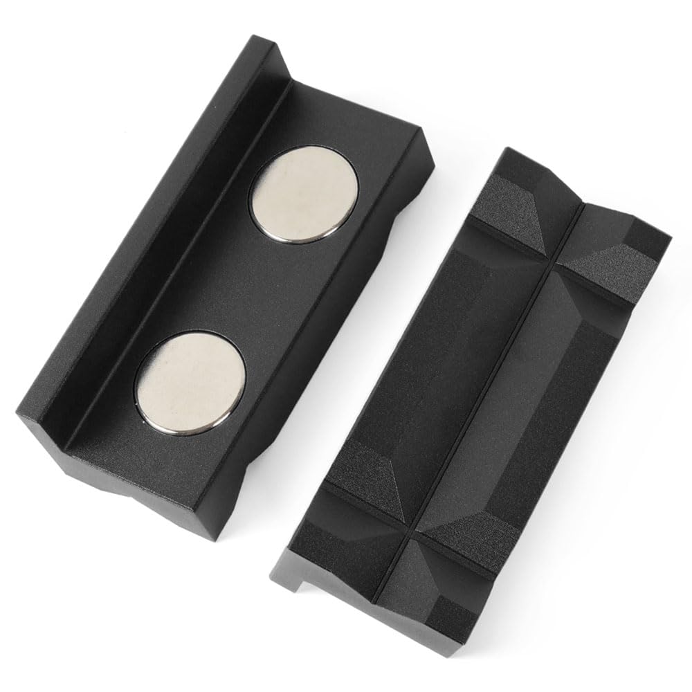 Amazon.com: BARTOO 4" Vise Jaws Pads, Strongly Magnetic Vice Soft Jaws ...