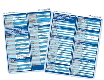Microsoft Office Word 365 Cheat Sheet – Essential Keyboard Shortcuts ...