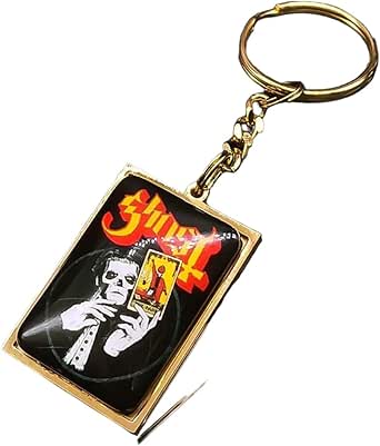 KIEUUPLOAD Ghost Bc Stainless Steel Glass Key Chain Band Ghost.B.C ...