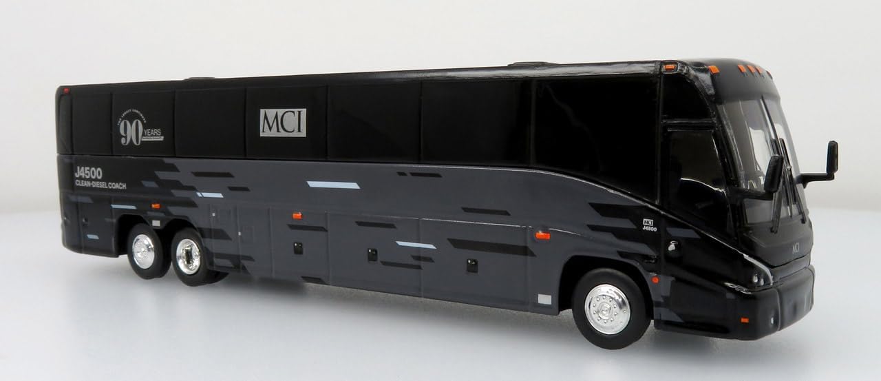 Amazon.com: MCI J4500 Bus 90 Years 1/87 Scale-HO Scale 5" Long New in ...