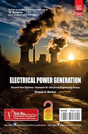 Electrical Power Generation : S. Bankar Deepak: Amazon.in: Books