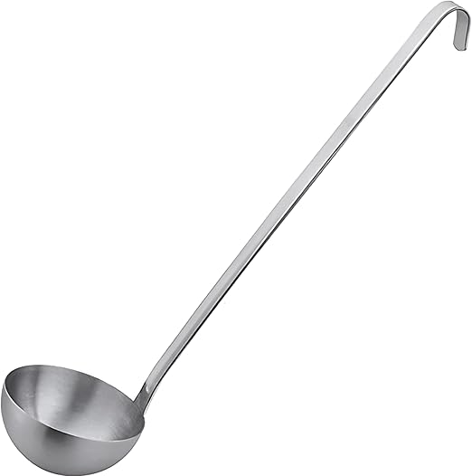Amazon.com: Vollum 1-Piece Ladle Heavy Duty Thick Stainless Steel - 8 ...