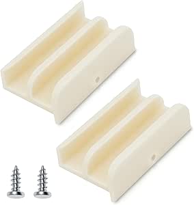 2 PCS Sliding Shower Door Bottom Guide for Top - Hung Sliding Shower ...