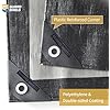 GUARD SHIELD Super Heavy Duty Black/Silver Ploy Tarp Cover 12x24 Feet ...