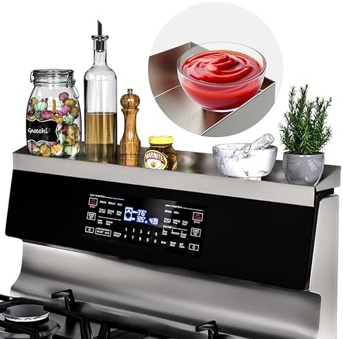 Amazon.com: MyLifeUNIT Over The Stove Shelf, 31.5" Wood Stove Top Shelf ...
