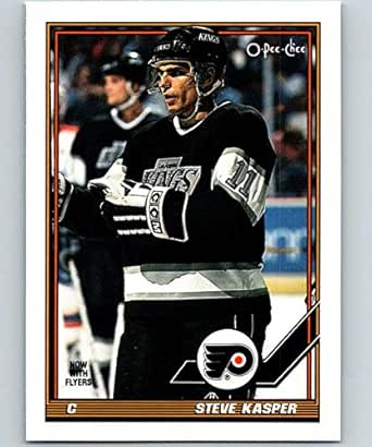Amazon.com: 1991-92 O-Pee-Chee Hockey #302 Steve Kasper Los Angeles ...