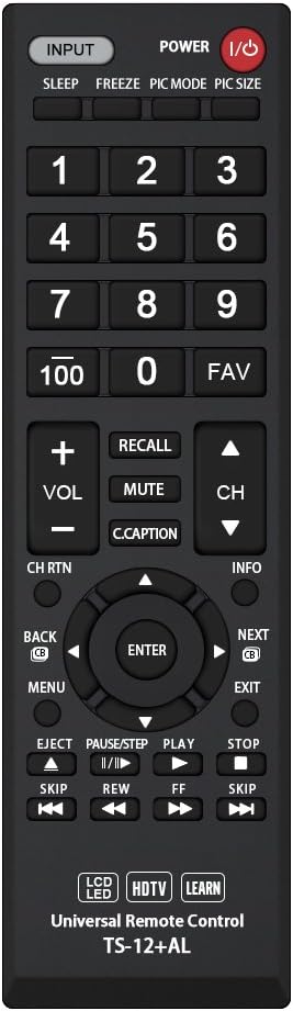 Amazon.com: LuckyStar Universal Replacement Lost Remote Control TS-12 ...