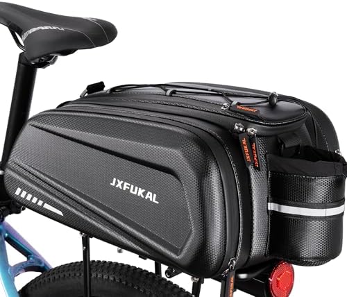 Amazon.com: KEMIMOTO Bike Bags for Rear Rack, 40L Capacity Hard Shell ...
