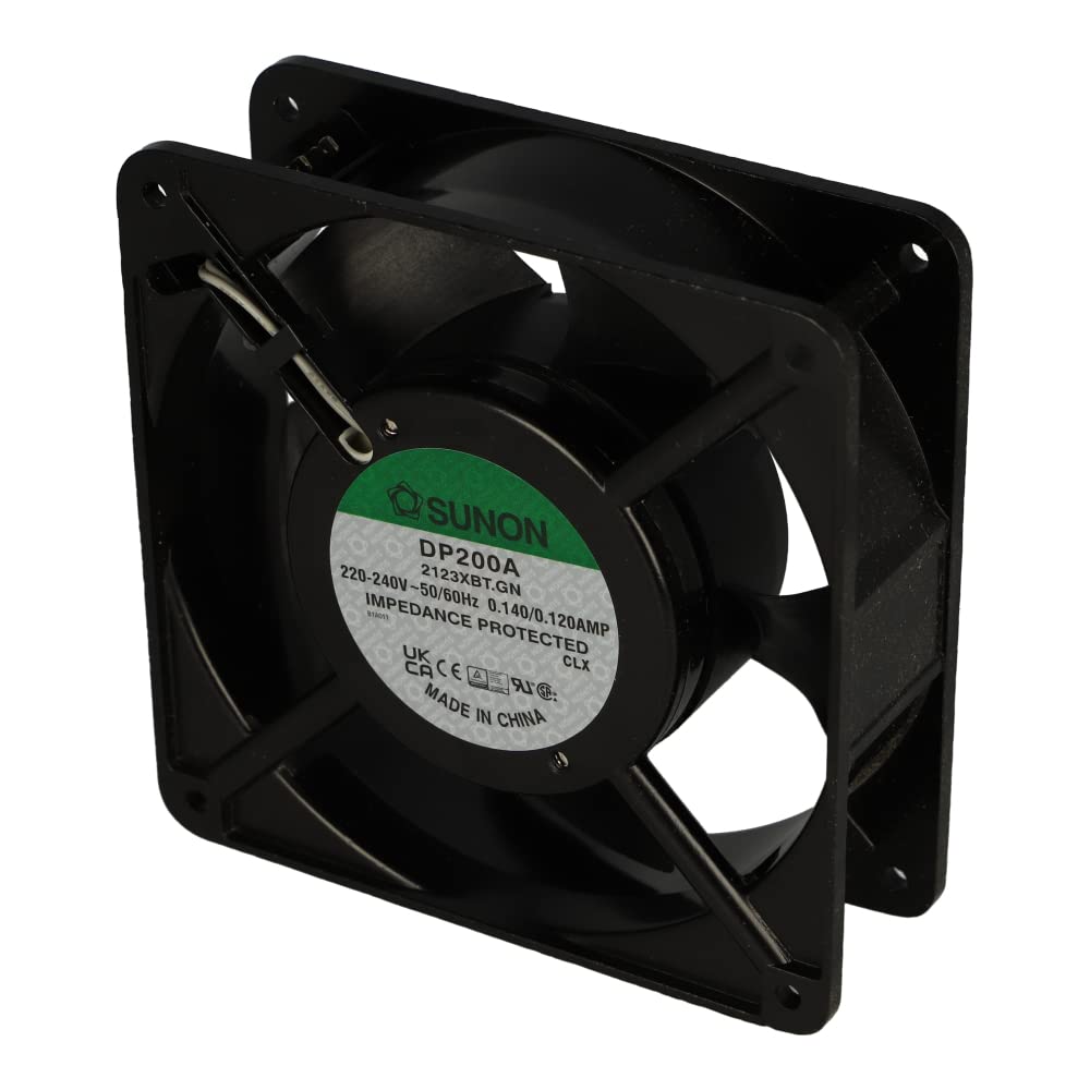 DP200A.2123XBT.GN | SUNON Fan, AXIAL, 120 X 38MM, 230VAC, Ball Bearing ...