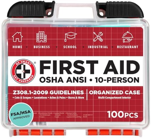 Amazon.com: OSHA Compliant First Aid Kit - 10 Person, Type III, ANSI ...