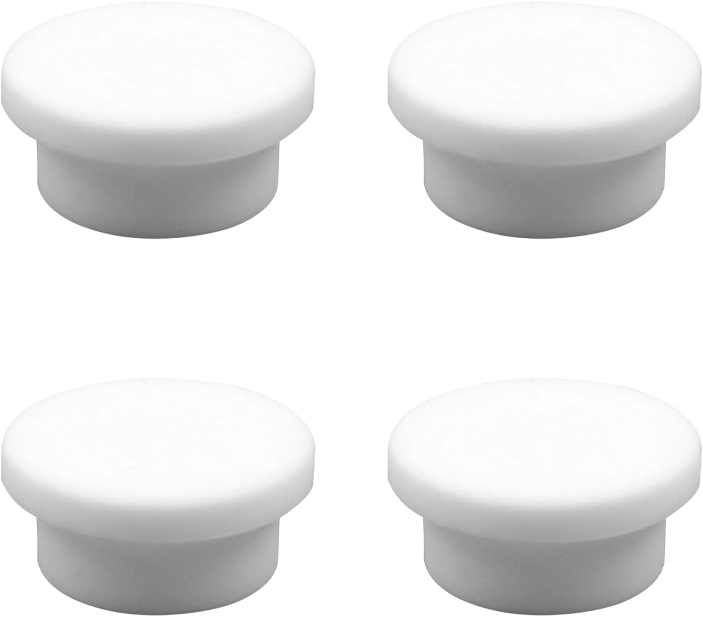 4 Pieces Rubber Sink Overflow Cap, Reusable Insert in Hole Round Caps ...