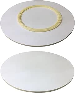 Amazon.co.jp: Wooden Turntable Wooden Dining Table Decorative Tabletop ...