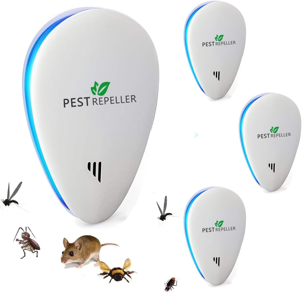 Ultrasonic Pest Repeller, Mouse Repellent Plug in, Pest Control ...
