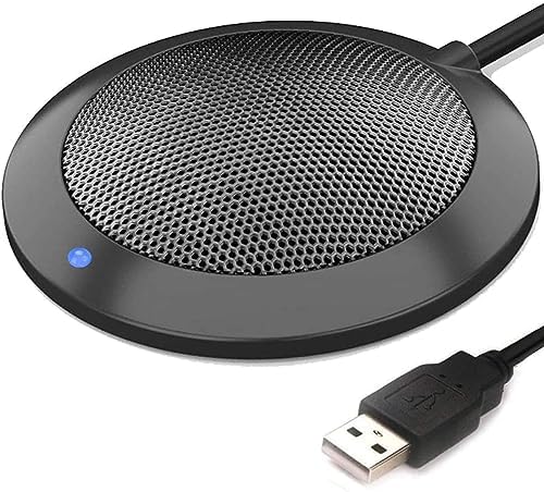Hbaid Microphone de conférence USB PC pour ordinateur, Plug & Play ...
