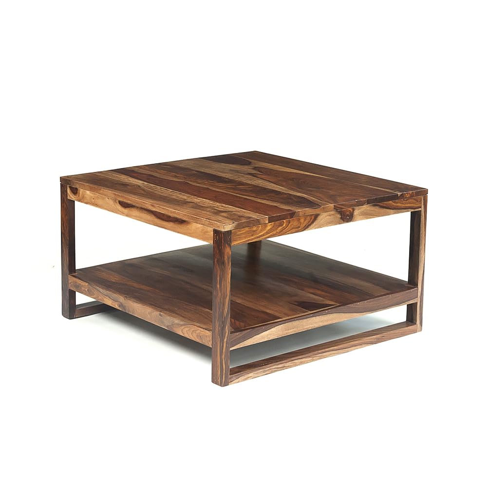 Asian Paints Amer Solidwood Glass Top Centre Table : Amazon.in: Home ...